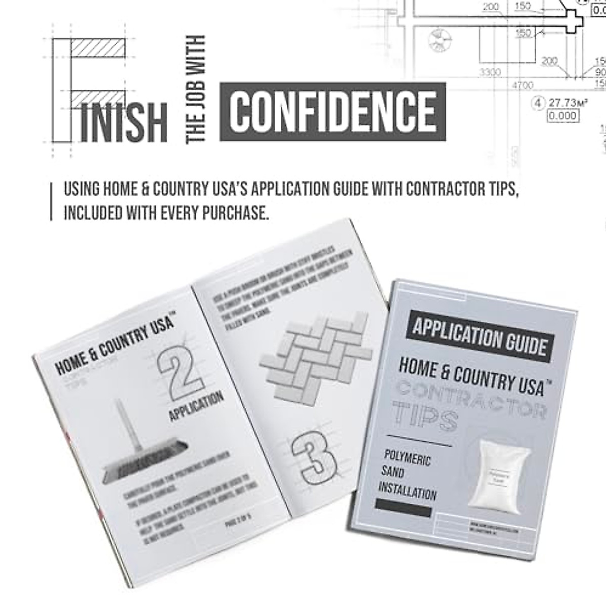 Alliance Gator Polymeric Stone Dust Bond. for Joint up to 6 Inches (Sahara Beige) with Home and Country USA Professional Contractor Tip