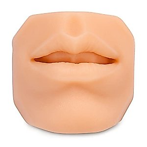 Ultrassist Soft Silicone Mouth Model for Practicing Suture, Silicone Flexible Model for Education Display, Rubber Mouth for Teaching Instructions