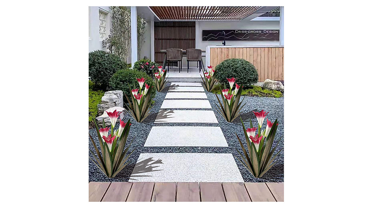 Homight Metal Agave Plant Outdoor Decoration Outdoor Garden Decoration ...