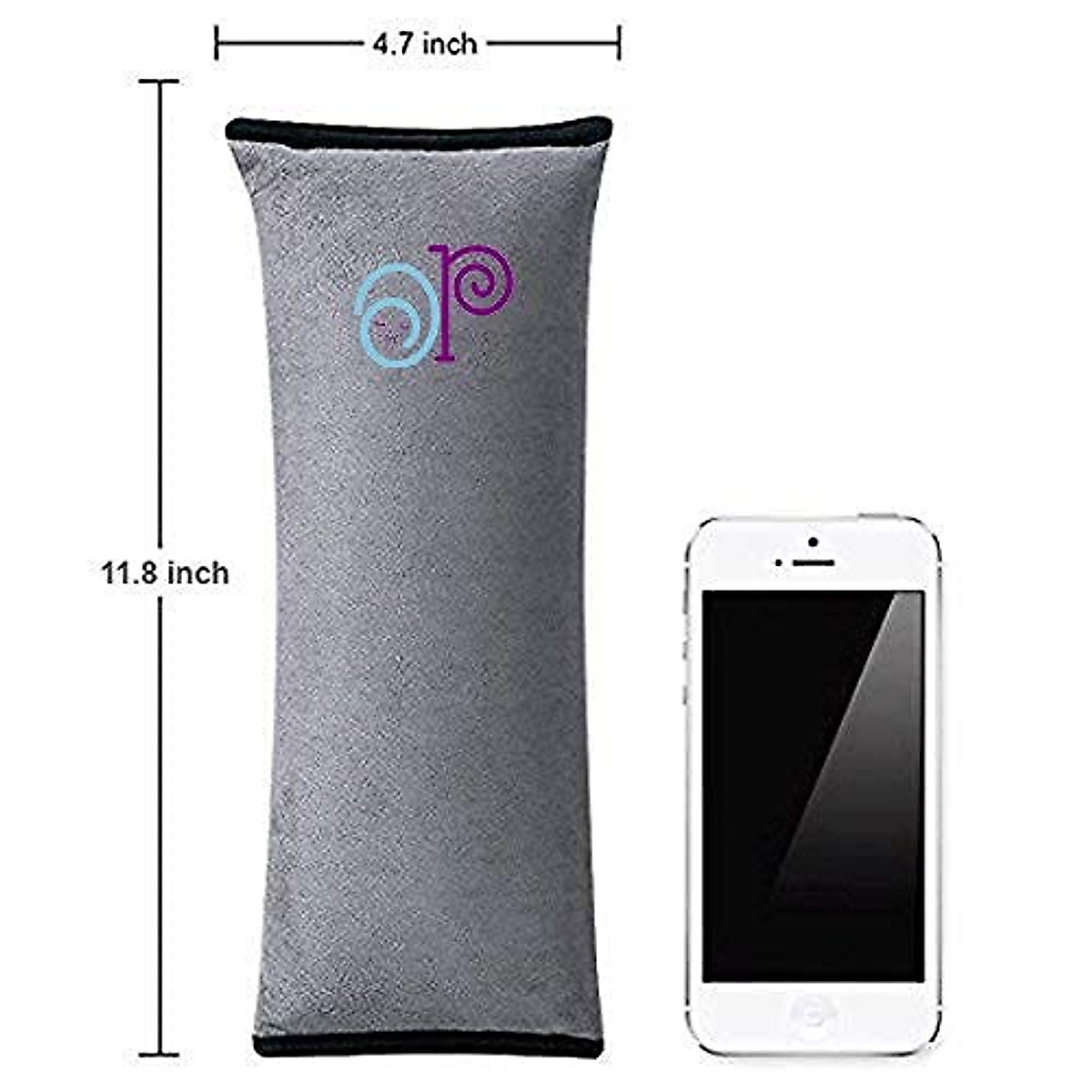 Seat Belt Adjuster and Pillow and Cover with Clip for Kids Travel with Baby on Board Decal Sticker, Neck Support Headrest Child and Short Adult, Car Seat Strap Cushion Pads for Baby Kids