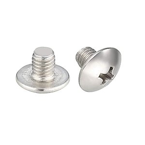 uxcell Machine Screws, M5x6mm Phillips Screw, 304 Stainless Steel, Fasteners Bolts 20Pcs
