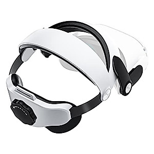 Head Strap for Quest 2, Adjustable for Adults and Kids, Comfy & No Head Pain, Glasses-Friendly