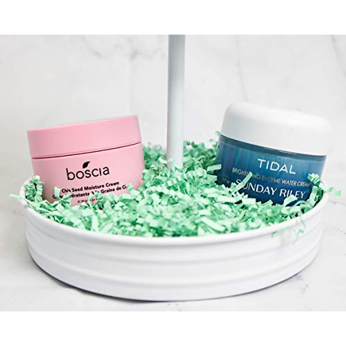 MagicWater Supply Crinkle Cut Paper Shred Filler (1 LB) for Gift Wrapping & Basket Filling - Mint