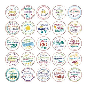 Really Good Stuff Confidence Chips – 100 Empowering, Motivational, Positive Affirmations – Encourage Positive Feelings– Social-Emotional Learning – SEL for The Home and Classroom