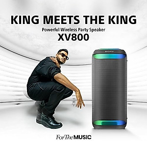 Sony SRS-XV800 X-Series Wireless Portable Bluetooth Karaoke Party Speaker(Black)