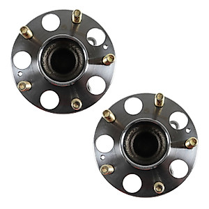 TRQ Rear Wheel Bearing Hub Assembly Pair Set Of 2 For Acura TSX Honda Accord