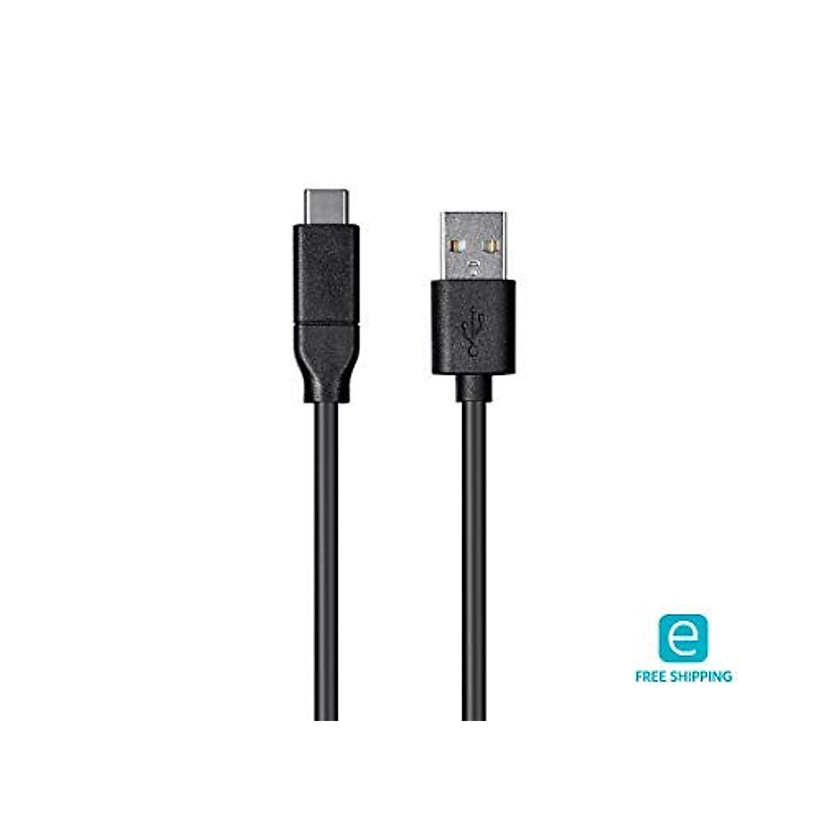 Monoprice USB C to USB A 2.0 Cable - 4 Meters (13.1 Feet) - Black | Fast Charging, High Speed, 480Mbps, 3A, 26AWG, Type C, Compatible with Samsung Galaxy and More - Essentials Series