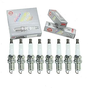 8 pc NGK Laser Iridium Spark Plugs compatible with Toyota 4Runner 4.7L V8 2003-2009