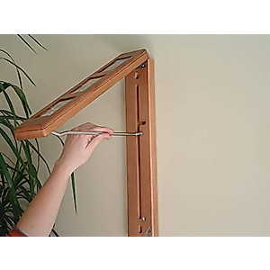 InstaHANGER Picture Perfect Closet Organizer, The Original Folding Drying Rack, Wall Mount