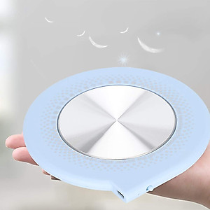 USB Cup Mug Heating Mat, Coffee Mug Warmer for Office Home Desk, USB Heater Insulation Pad Coaster Cup Warmer Heating Plate (Blue)