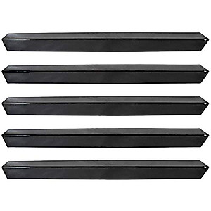 onlyfire Gas Grill Replacement Porcelain Steel Flavorizer Bars Heat Plate for Weber Models Grills Set of 5, 21 1/2''x1 3/4''