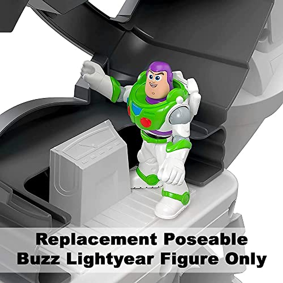 Imaginext Replacement Part Toy Story 4 Buzz Lightyear Robot - GBG65 ~ Replacement Poseable Buzz Lightyear Figure