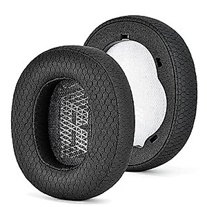 Live 650 BTNC E65BTNC Ear Cushion, Replacement Ear Pads Compatible with JBL E65 E65BTNC / Duet NC / Live 650BTNC Live 660 BTNC Headphones (650 Fabric Mesh)