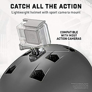 Mongoose BMX Bike Helmet, Multi Sport Kids Helmet, Grey