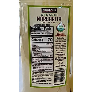 Kirkland Premium Margarita Cocktail Mix, 1.75 L(59.2 fl oz), Pack of 2