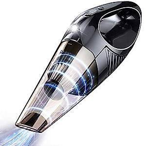 All Cart Handheld Vacuum, Cordless Dusbuster 8Kpa Suction Mini Cleaner for Pet Car, Fast Charge Lithium Ion Rechargeable, Stainless Filter, 21oz, Black