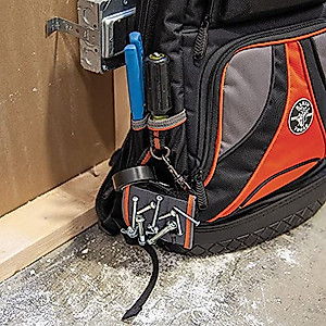 Klein Tools 55895 Magnetic Wristband, Tradesman Pro Tool Wristband Holds Wire Connectors, Screws, ils, Drill Bits, With Breathable Mesh