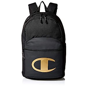 Champion Men's SuperCize Backpack, Black/Gold, One Size
