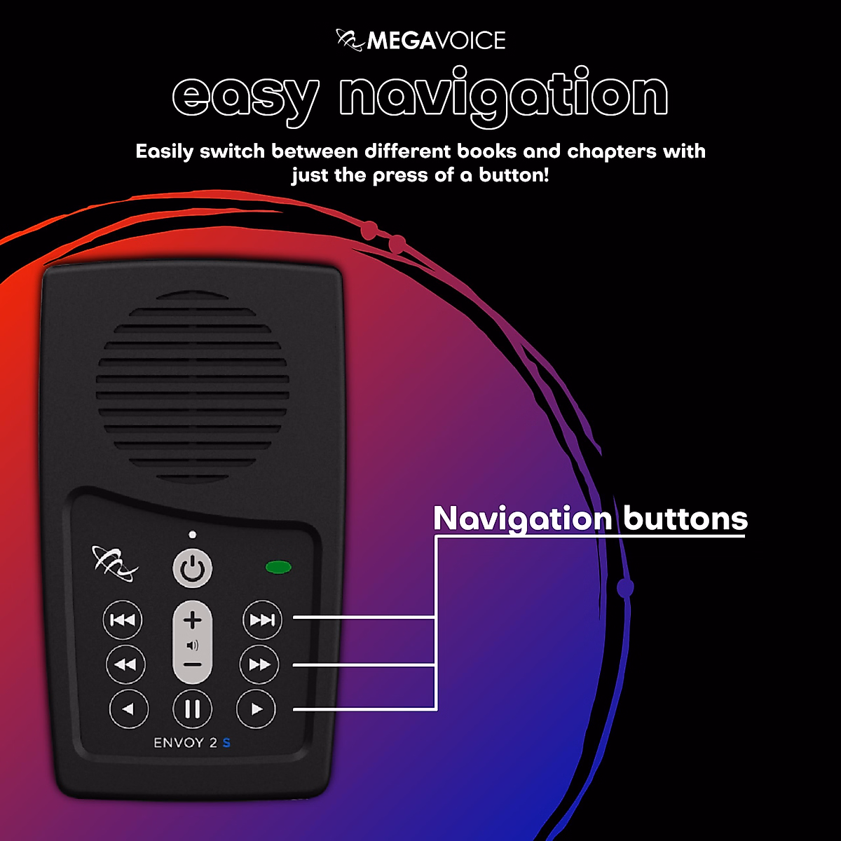 King James Version (KJV) Audio Bible Narrated by Paul MIMS on The Envoy 2S Handheld Solar Player by MegaVoice