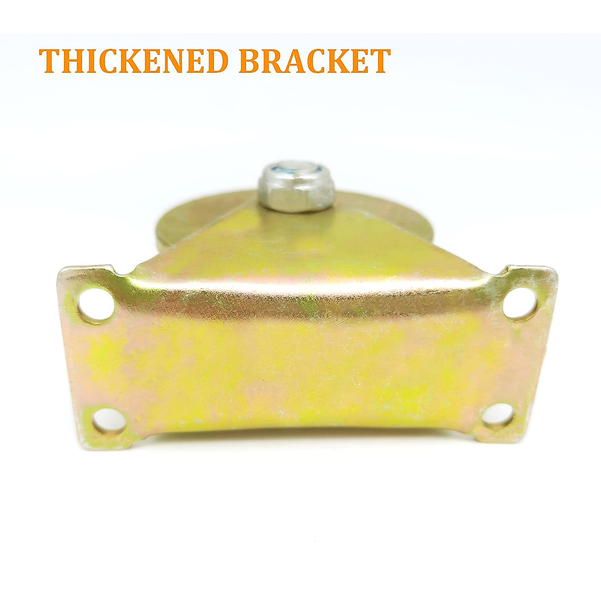 2in V Groove Wheel Pulley Sliding Gate Wheel Heavy Duty Caster Rigid Track Roller Rolling Gate Wheels Electroplated Anti-Corrosion Wheel Pressure Bearing Pulley Load Capacity 661lbs Per Wheel