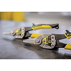 STANLEY FATMAX Tin Snips , Straight Cut, Aviation Snip, 9-7/8-Inch (14-563)