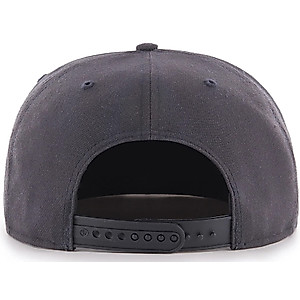 '47 MLB Sure Shot Captain Hat Adjustable Structured 6-Panel Snapback Hat Cap, Adult One Size Fits All (as1, Alpha, one_Size, Atlanta Braves)