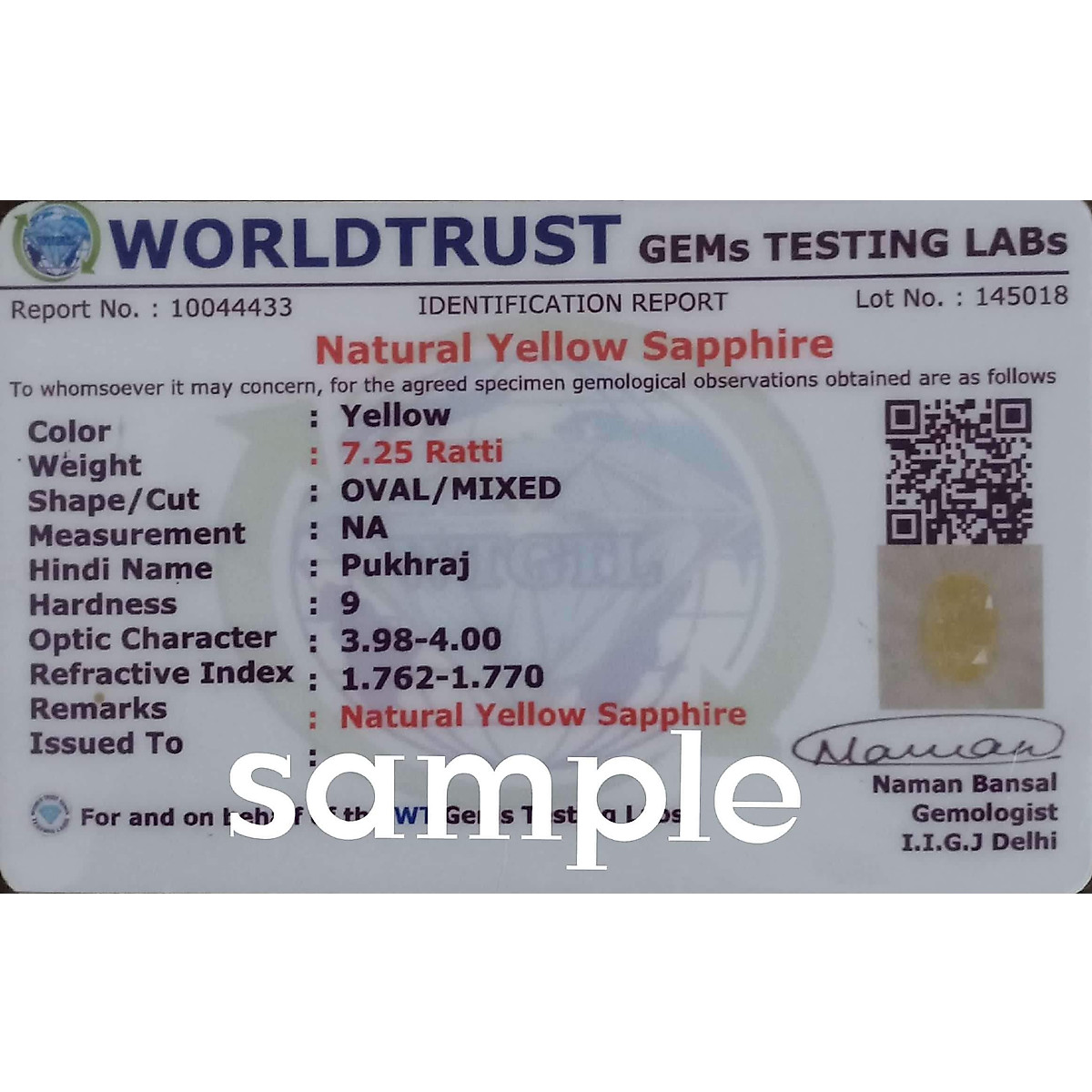 LMDPRAJAPATIS 9.00 Carat Natural Yellow Sapphire Stone Astrological Purpose Silver Plated Ring For Women's