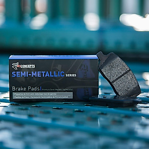 R1 Concepts Front or Rear Semi-Metallic Series Brake Pads 2311-0810-00| Fits 1990-1992 Ferrari F40, 1995-1997 Ferrari F50, 2000-2006 Jaguar XKR, 2001-2005 Aston Martin Vanquish, 2002-2003 Jaguar XJR