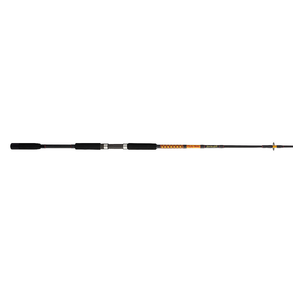 Ugly Stik Bigwater Spinning Fishing Rod,Black/Red/Yellow,9' - Medium Heavy - 15-30lb - 2pc