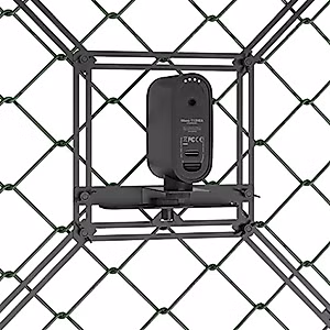 Baseball Fence Mount for Mevo Start, GoPro/Phone Fence Mount for Baseball, Chain Link Fence Mount for Recording Baseball/Softball/Tennis(Mini Plus Black)