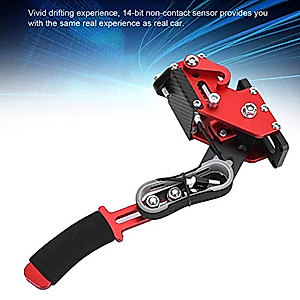 Estink USB Handbrake Game Handbrake High Precise Aluminiu for Indoor Garden(red, White)