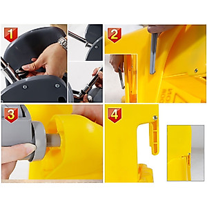 Mop Bucket with Wringer Down Press 8 Gallons