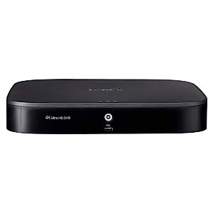 Lorex D841A82B Series 8 Channel 4K HD 2TB Analog HD Security System DVR with Advanced Motion Detection Technology and Smart Home Voice Control, Black (Renewed)