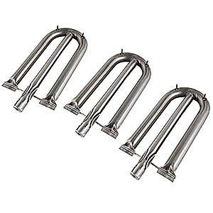 Zljiont 3 PACK Stainless Steel Burner Replacement for American Outdoor Grill Gas Grills 24NB, 24NG, 24NP, 24PC, 30NB, 30PC, 36NB, 36PC(14 1/2" x 6 1/4")