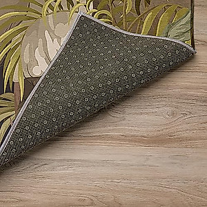 Dalyn Rugs Indoor/Outdoor Tropics TC8 Black Washable 8' x 10' Rug