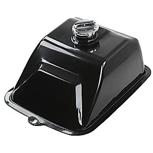 ATV Fuel Tank with Cap, ATV Metal Gas Tank with Cap No Oil Leakage for 150cc 200cc 250cc ATV Quad 4 Wheeler Fuel Tank