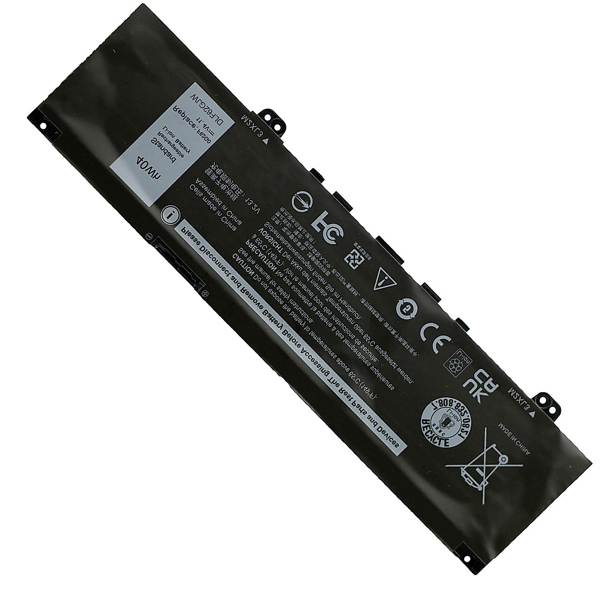 GZRKF F62G0 39DY5 Laptop Battery for Dell 13 7373 7370 7000 7386 2-in-1 7380 5370 P83G P87G P91G P91G001 P83G001/2 P87G001 Series RPJC3 0RPJC3 F62GO 039DY5 39DY5 CHA01 Vostro 13 5370