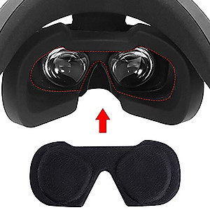 Ermorgen VR Lens Protect Cover for Rift S, Anti-Dust Lens Protector Washable Protective Sleeve Pad