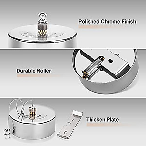 MANGZ Retractable Clothesline 304 Stainless Steel Heavy Duty, 12.5 Feets, Adjustable Stainless Steel Rope String Clothes Line for Drying in Hotel, Bathroom, Laundry,Outdoor and Indoor Wall Mounted