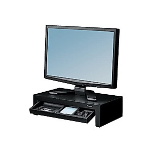 Fellowes 8038101 Monitor Riser, Height Adjustments,16-Inch X9-3/8-Inch X4-3/4 to 6-Inch, Bk