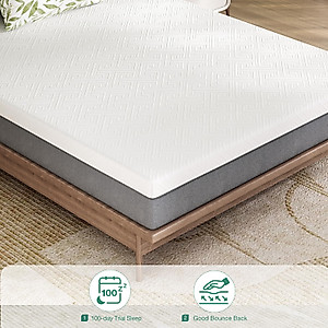 Novilla Queen Mattress, 6-Inch Gel Memory Foam Mattress for Cool Sleep & Pressure Relief，Medium Firm Queen Size Mattress in a Box, Bliss