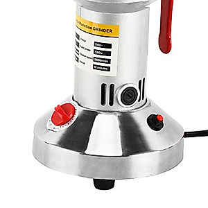 Homend High Speed 300g Electric Grain Mill Grinder Powder Machine Spice Herb Grinder 1300W 70-300 Mesh 28000RPM Stainless Steel Commercial Grade for Kitchen Herb Spice Pepper Coffee (300g)