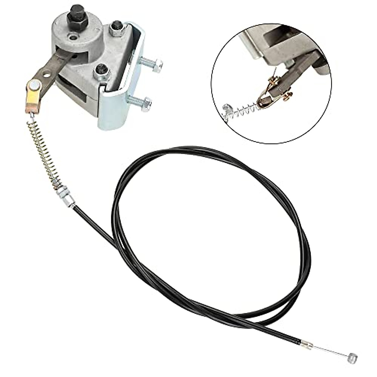 GREHUA Upgrade Brake Cable Casing 51" Inner Wire 56" Long for Manco 9598 9597 Yerf-Dog ASW Bristers Airheart MB-1 Predator 212cc 196cc 6.5Hp GX160 Go Kart Carter Drift Trike Fun Cart Dune Buggy ATV