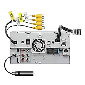 KENWOOD DMX9707S 6.95-Inch Capacitive Touch Screen, Car Stereo, Wired and Wireless CarPlay and Android Auto, Bluetooth, AM/FM Radio, MP3 Player, USB Port, Double DIN, 13-Band EQ, SiriusXM