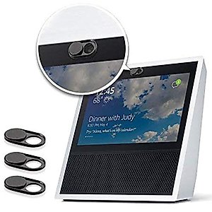Olixar for Amazon Echo Show Camera Cover - Privacy Slide - Webcam Cover - Compatible with Laptops, Tablets & Smartphones - Anti Hack Security - 3 Pack