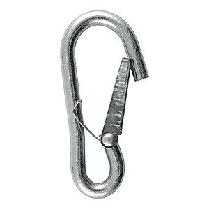 CURT 81261 Snap Hook Trailer Safety Chain Hook Carabiner Clip, 3/8-Inch Diameter, 2,000 lbs