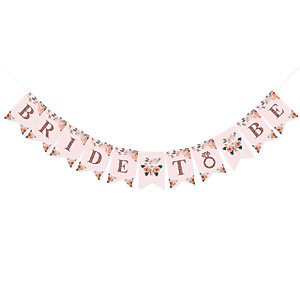 VILIFEVER Pre-Strung Bride to Be Banner for Bachelorette Bridal Shower Decorations, Bride to Be Sign for I Do Engagement Photo Backdrop Wedding Shower Decor