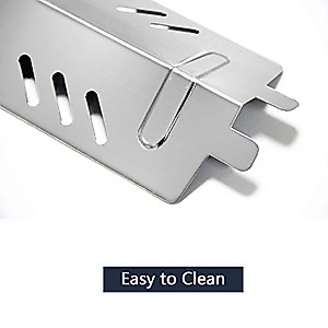 Hongso 13 1/16" Stainless Steel Heat Plate Replacement for Gas Grill Backyard Grill BY14-101-001-01, BY13-101-001-11, BY16-101-002-05, GBC1429W-C, GBC1429W, Uniflame GBC1329W, GBC1403W, SPA561, 3pcs