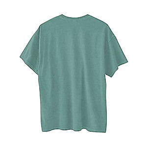 Avanova Women's Skull Graphic Print Oversized Tee Short Sleeve Casual Summer Loose T Shirt A Green Large