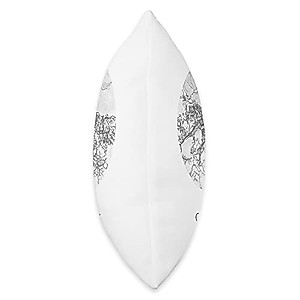 Venezuela Caracas Skyline Travel souvenir Venezuela Caracas Coordinates map Hometown Throw Pillow, 18x18, Multicolor